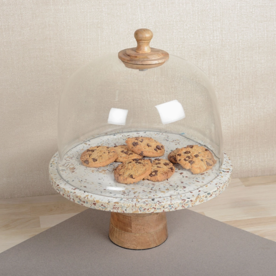 Cake Stand with Glass Bell | Urben Gifts & Gadgets