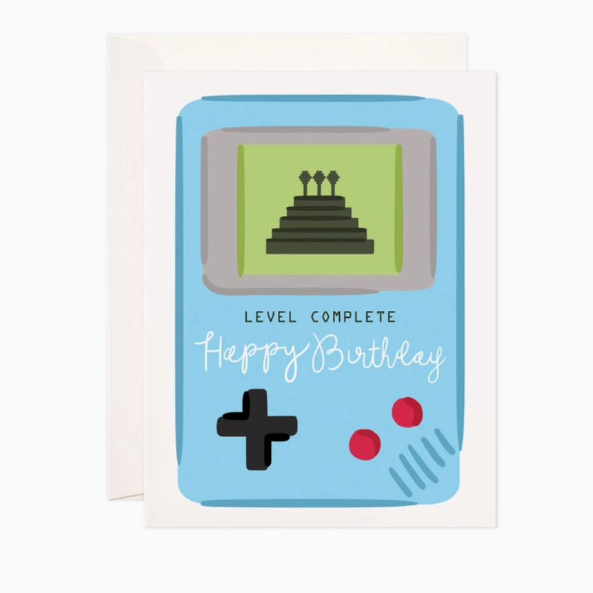 Level Complete Birthday Card | Urben Gifts & Gadgets